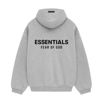 Fear of God unisex, Sweatshirts et sweats &agrave; capuche, Gris, Taille: S Essentials Fleece Sweat &agrave; capuche