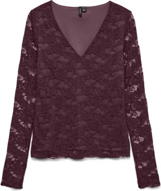 Vero Moda Vmiben Ls V-Neck Top JRS Noos