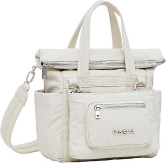 Desigual Sac à main en nylon pour accessoires Femmes, Blanc