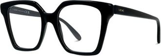 Loewe unisex, Accessoires, Noir, Taille: 52 MM Slim Square Lunettes