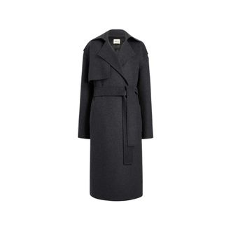 Khaite Manston Coat - - Coats - Damen - Grau - S