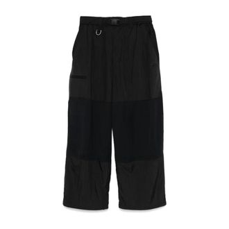 Yohji Yamamoto Homme, Pantalons, Noir, Taille: M Pantalon Large