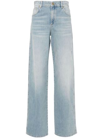 Blumarine jean &agrave; coupe ample - Bleu
