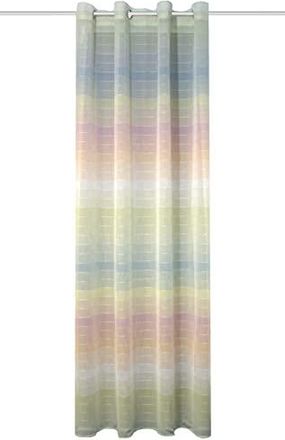 Home Wohnideen Rainbow Fertigschal, halbtransparenter Stoff, Farbe: Multicolor, Größe: 245 x 140 cm