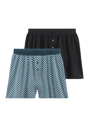 s.Oliver Herren Ph-104wb_ls Boxershorts, Petrol Schwarz, XL EU