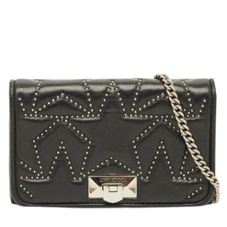 Jimmy Choo London Pre-owned Ledertasche - - Pre-owned - Damen - Schwarzk - ONE SIZE