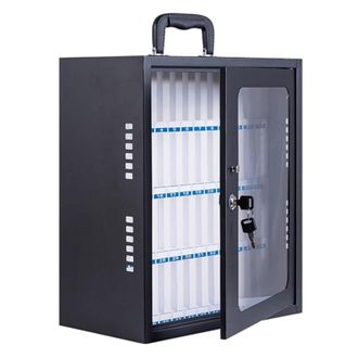 Generic Phone Lock Box, Metall-Telefon-Aufbewahrungsbox Mit Großer Kapazität und Ohne Installationsdesign, Geeignet for Schulen und Bibliotheken(35.5 * 20.5 *