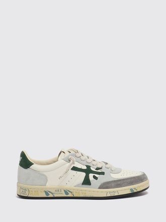 Premiata Clay Sneaker aus Veloursleder mit perforierter Zehenkappe