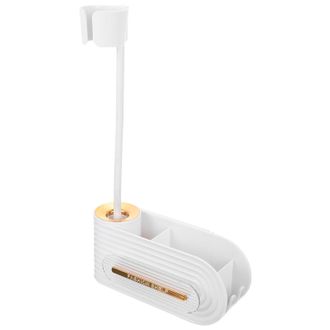 Milisten CATIEBYE Wandmontierter Haartrocknerhalter Selbstklebend Stark Tragf&auml;hig Wei&szlig; Haartrockner Aufbewahrung Bad Organizer Praktisch Platzsparend F&uuml;r Zuhau