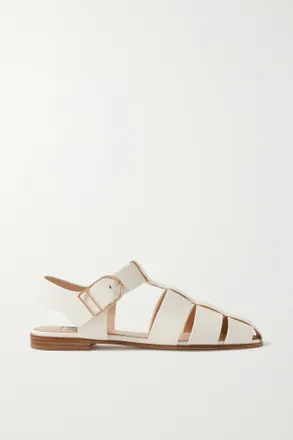 Gabriela Hearst Sandales En Cuir Lynn - Blanc cass&eacute;