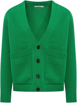 STUDIO NICHOLSON Sen Cardigan - Homme - Pulls - Vert - Taille: S