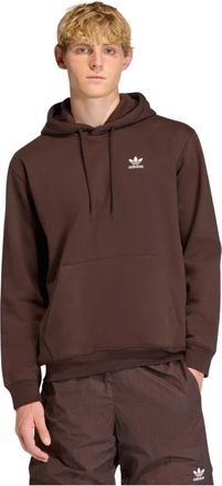 adidas Homme, Sweatshirts et sweats &agrave; capuche, Brun, Taille: S Trefoil Essentials Sweat &agrave; capuche