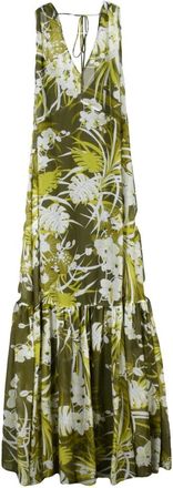 Max Mara Femme, Robes, Vert, Taille: 38 FR Acca Maxi Dress