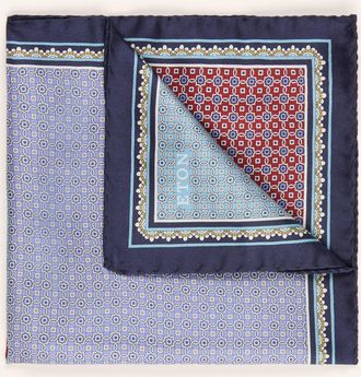 Eton Einstecktuch blau