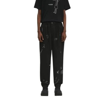 Undercover Gerade geschnittene Hose - - Trousers - Herren - Schwarzk - M