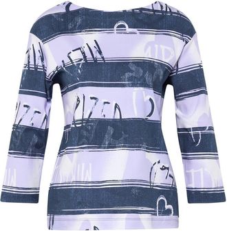 Rabe Shirt U-Boot-Ausschnitt Rabe lila