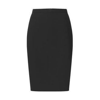 Windsor Klassischer Bleistiftrock mit Schlitz hinten - - Skirts - Damen - Schwarzk - M