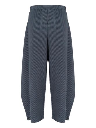 Homme Pliss&eacute; Issey Miyake Angular Stone Hose - Grau