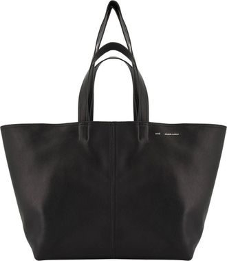 Ami Femme, Sacs, Noir, Taille: ONE Size Sac cabas en cuir noir