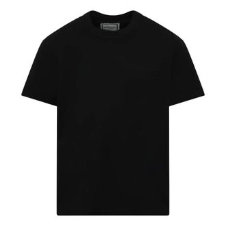 Wooyoungmi Wooyoungmi, Homme, Tops, Noir, Taille: M Cotton Back Logo T-shirt