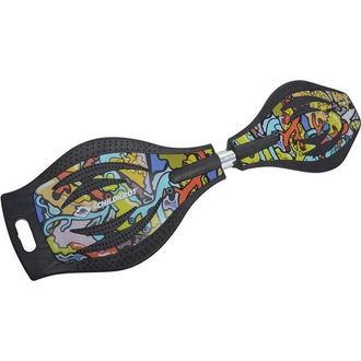 Schildkrot Fitness Skateboard Waveboard GOOD VIBES Graffiti