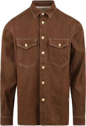 Paul Smith Homme, Chemises, Brun, Taille: XL Chemise Coupe D&eacute;contract&eacute;e