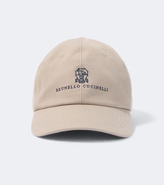 Brunello Cucinelli Casquette en coton &agrave; logo