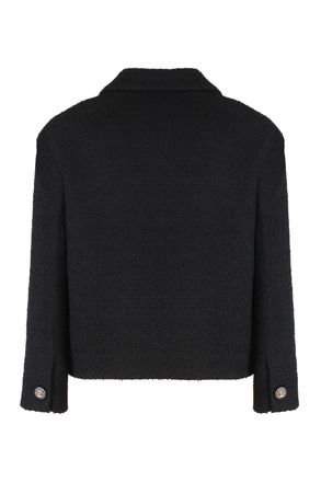Gucci Womens Wool Blend Blazer Black Jacket