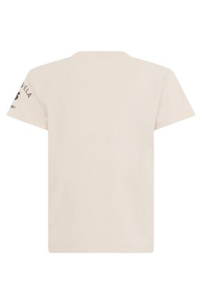 Maison Margiela Womens Cotton T-Shirt Ecru T-Shirts & Jerseys