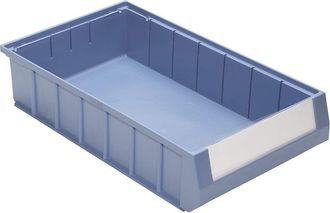 Mauser Regalkasten, VE 8 Stück, blau, BxTxH 234x400x90 mm