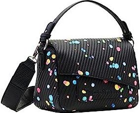 Desigual BOLS_SPLATTER23 PHUKET MI Femmes, Noir, OneSize