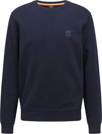 HUGO BOSS Westart Sweatshirt f&uuml;r Herren, Rundhalsausschnitt, Premium-Baumwolle (Marine)