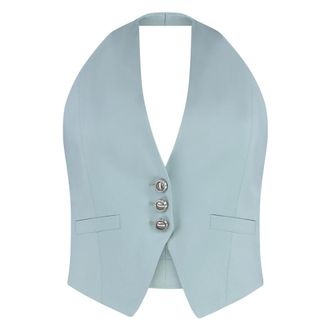 Pinko Moretta einreihige Weste - - Suits - Damen - Blau - M