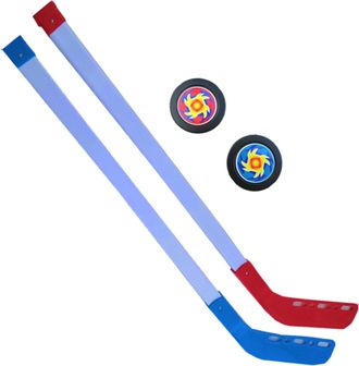Generic Hockeyschl&auml;ger F&uuml;r Kinder - Hockeytraining F&uuml;r Jugendliche, Rot Blau Gelb ABS-Design, Starter Set Kinder Mit Ball, Netztasche, Ausr&uuml;stung Entwicklung 