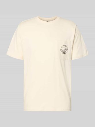 Boardies T-Shirt mit Brusttasche und Stitching Modell Ilfracombe