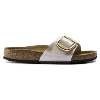 Birkenstock Femme, Chaussures, Blanc, Taille: 36 EU Madrid Big Buckle Narrow Fit