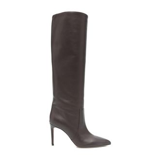 PARIS TEXAS Stiletto Lederstiefel - - Shoes - Damen - Braun - 41 EU