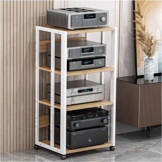 Generic Mehrschichtig Schlafzimmer ProjektorstäNder Plattenständer, Player-Ständer, Heimkino, Büro, Video-Rack, Tower-Medienständer, 4-stufiger Eck-TV-Schrank