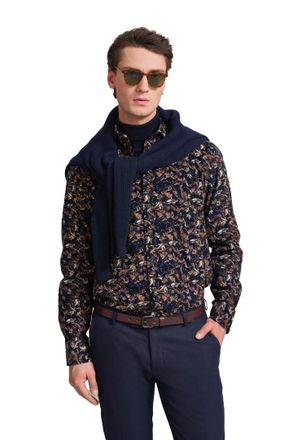 Bugatti Herren Freizeithemd 1:1 Arm