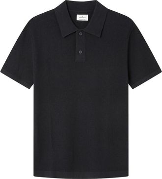 Springfield Herren Gg14 Basic Structure Fancy Knit Polo Poloshirt, Marineblau, X-Large