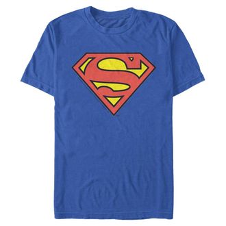 DC Comics Herren Superman-Logo T-Shirt, K&ouml;niglich (Royal), L