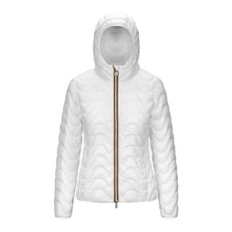 K-Way Gepolsterte Warme Jacke - - Jackets - Damen - Wei&szlig; - S