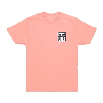 Obey Citrus Eyes Herren T-Shirt - - Tops - Herren - Rosa - XL