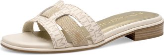 Marco Tozzi Damen Pantoletten Elegant Sommer, Beige (Cream Comb), 38 EU