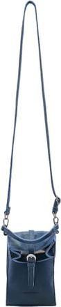 Fredsbruder Cuir sac &agrave; &eacute;paule bandouli&egrave;re sac pour t&eacute;l&eacute;phone portable My Forever Friend Mini Tote Blue bleu marine