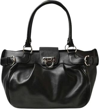 Ferragamo Sac cabas Pre-owned - Femme - Pre-owned - Noir - Taille: ONE Size