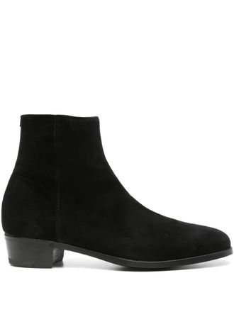 Lardini bottines à détails zippés - Noir