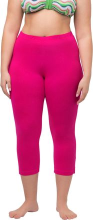 Ulla Popken Damen Caprihose Hosen, Fuchsiapink, W61 / L32
