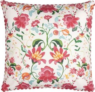 furn. Wylder Nature Claudia Floral Outdoor-Kissen mit Polyesterf&uuml;llung - Bonbonrot - 45 x 45 cm