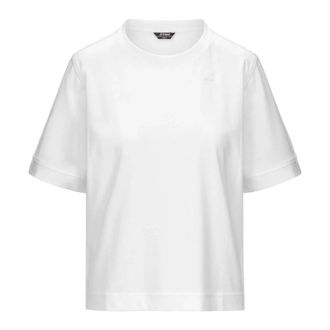 K-Way Femme, Tops, Blanc, Taille: 54 FR T-shirt en coton avec style K2148Ew